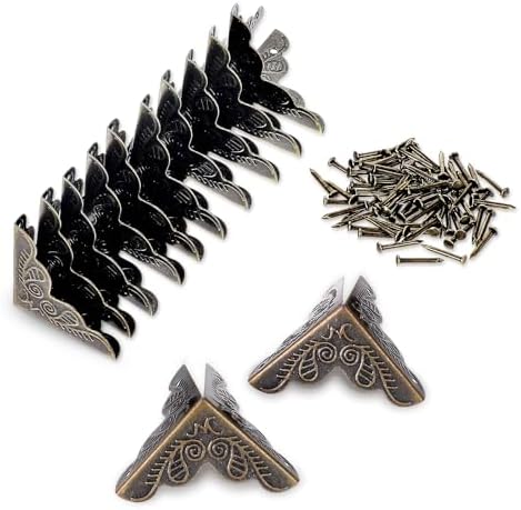 Amazon.com : 12 Pack Antique Corner Decorative Corner 1" x 1" Furniture ...
