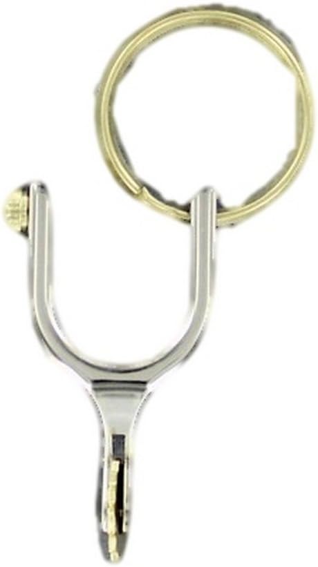 Amazon.com: M&F Western Products Unisex Small Spur Key Ring Silver One ...