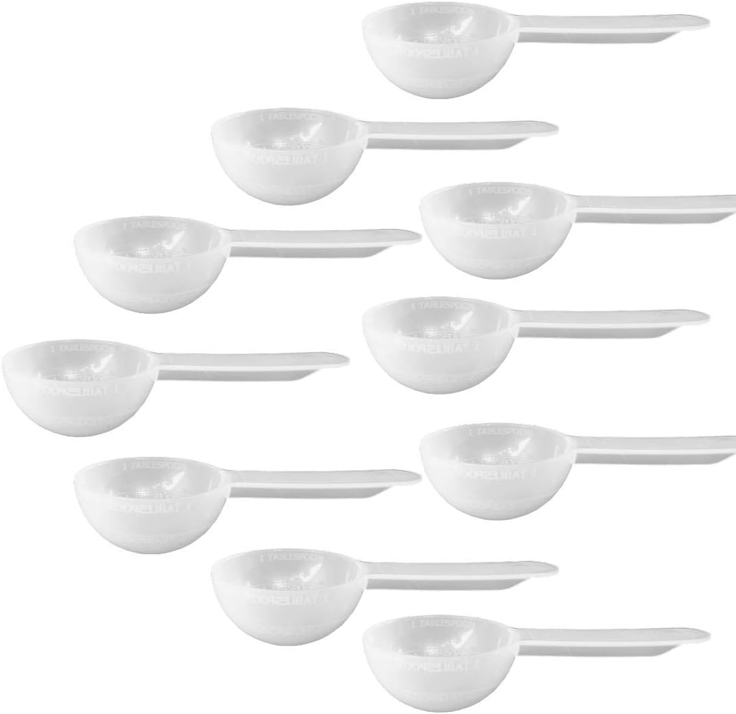 Amazon.com: NUOMI 20 Pieces 10G Measuring Spoons Plastic Coffee Spoon ...