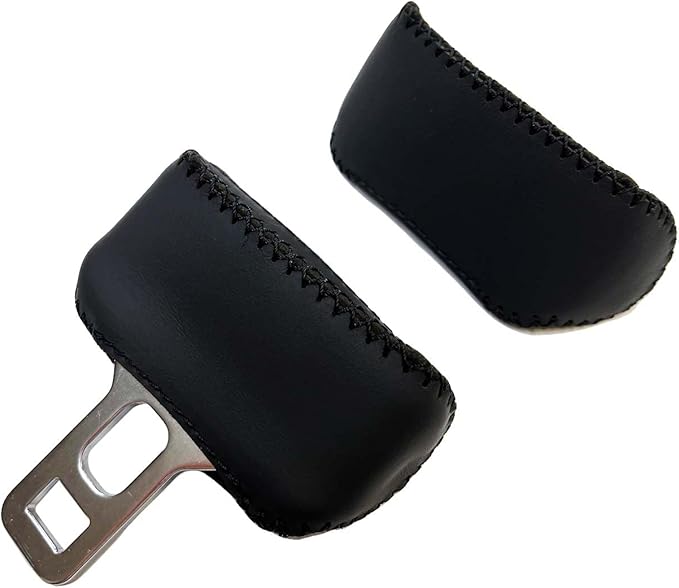 Amazon | [Jusby] (本革/本皮) スバル用 レヴォーグ LEVORG VN5 VNH型 本革 シートベルトカバー (黒ステッチ) レザーカバー パーツ アクセサリー ドレス ...