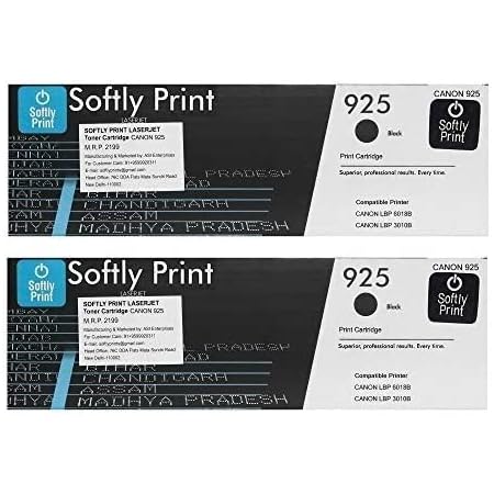 Print Star Canon 925 Single Colour Black Toner Cartridge Replacement of ...