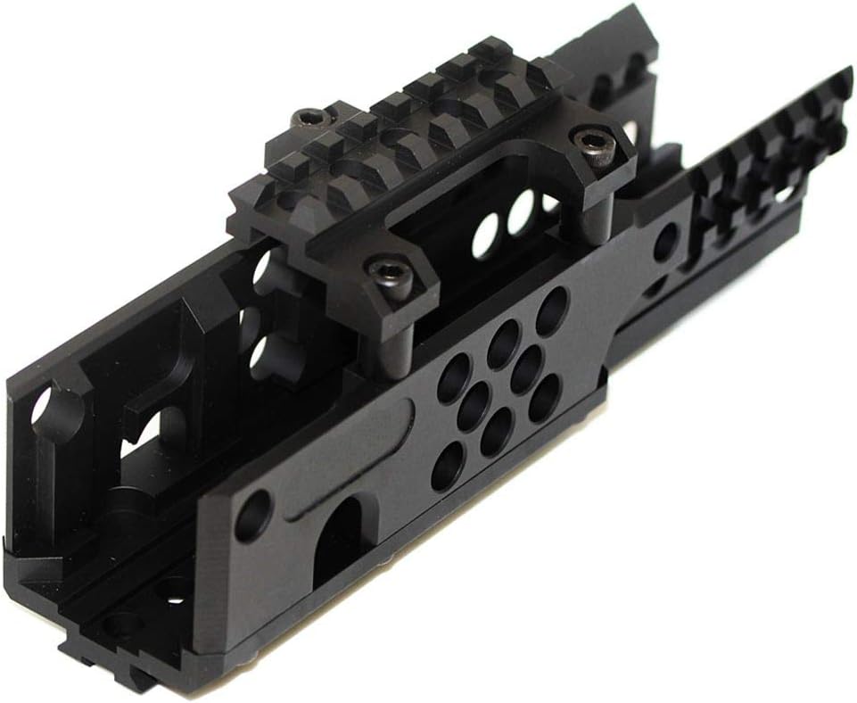 Airsoft CNC Aluminum 206mm RIS RAS Handguard Rail System For A&K PKM ...