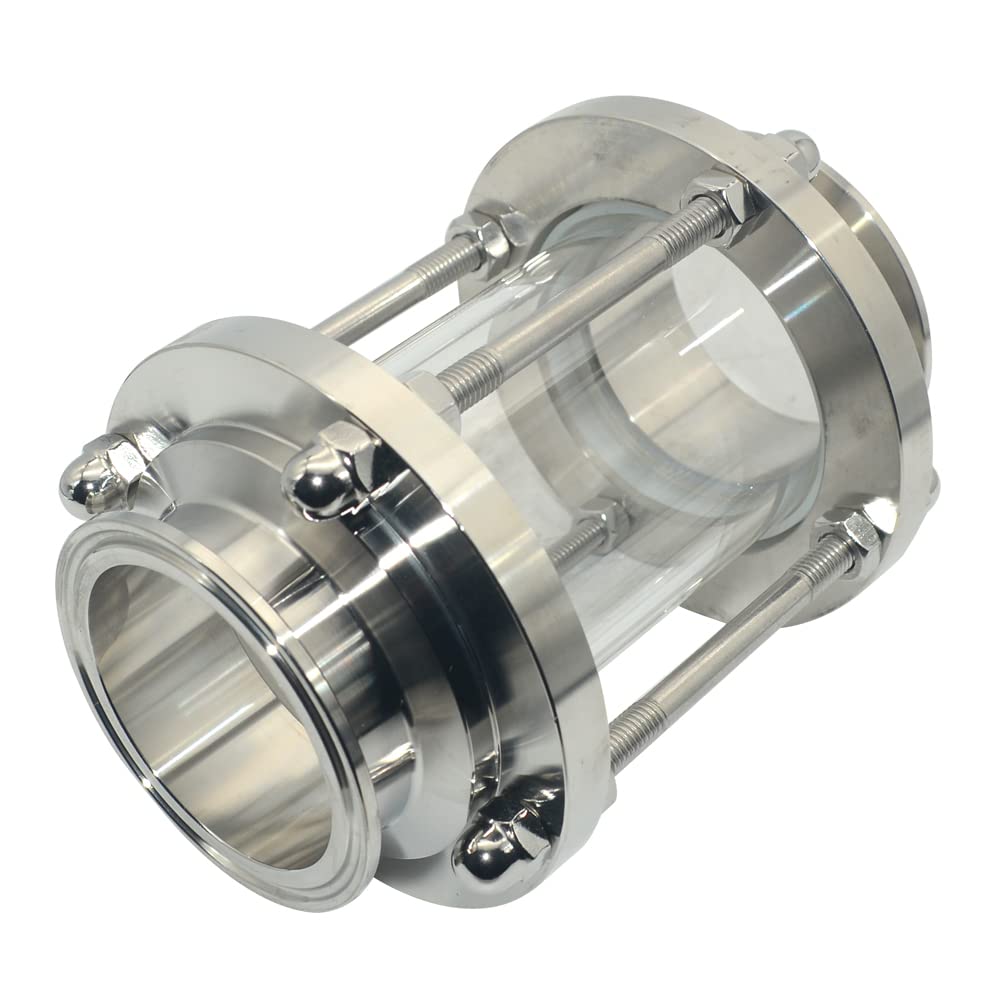 Snapklik.com : 2.5 63MM Flow Sanitary Straight Sight Glass Tri Clamp ...