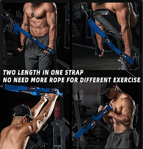 Tricep Rope Cable Attachment (Two Lengths Built in One) Greater Range ...
