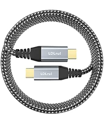 Amazon.com: LDLrui USBC to USBC Cable for Monitor [4K@60Hz, 6FT 2pack ...