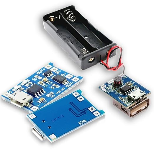 SP Electron 18650 Lithium Battery Holder Case, Mount, Socket with ...