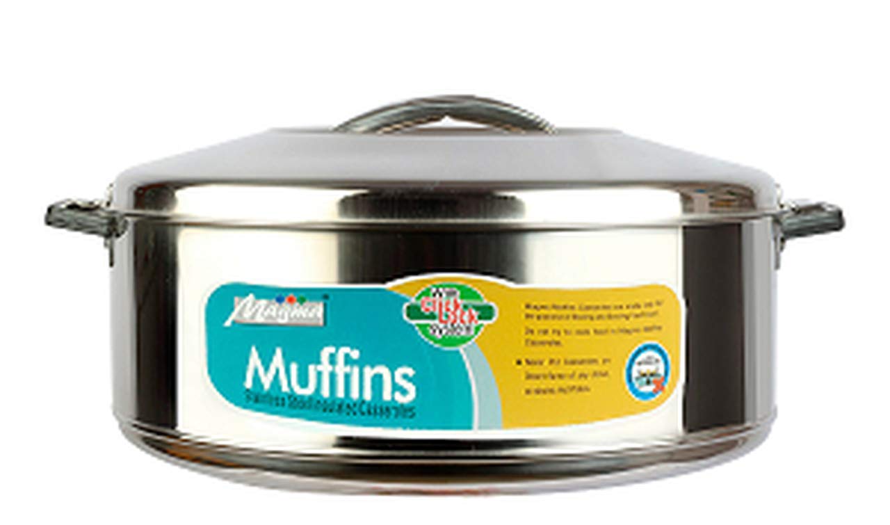 Buy Magma Muffins Elegant Premium Stainless Steel Hot Pot Casseroles ...
