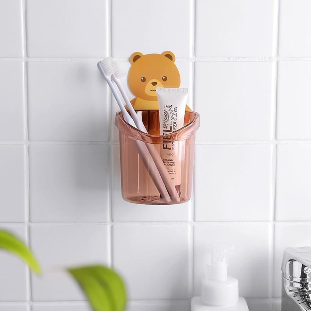 Hoppokart Toothbrush Holder Plastic Stand for Toothpaste, Comb, Brush ...
