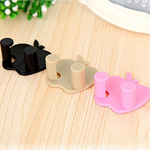 Akruti 5 Pcs Paste Type Electrical Plug Socket Power Line Hook Storage ...