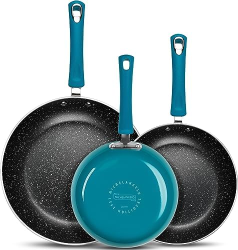Amazon.com: GoodCook Healthy Ceramic Titanium-Infused 3-Piece Fry Pan ...
