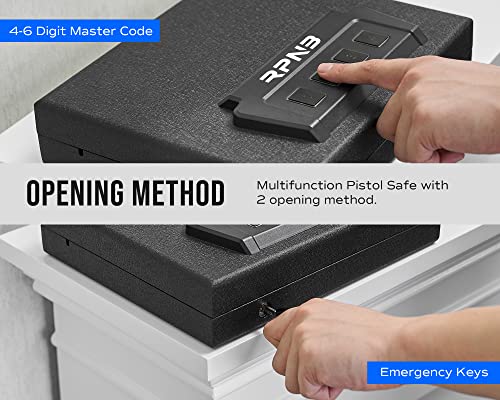 Snapklik.com : RPNB Portable Security Safe, Quick-Access Dual Firearm ...