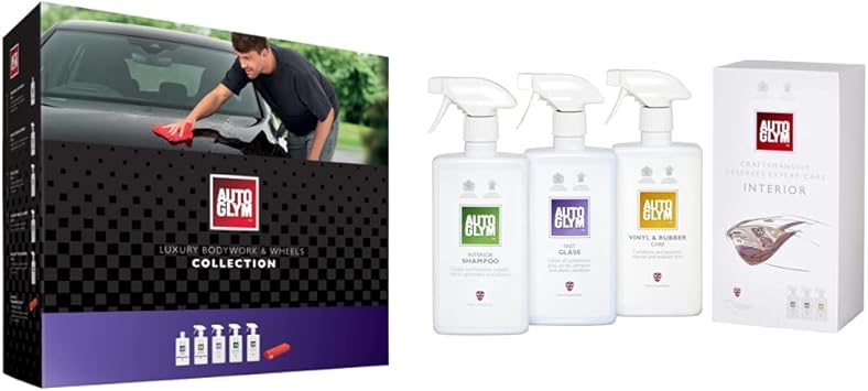 Autoglym Luxury Bodywork And Wheels Collection, 6pc Car Cleaning Kit ...