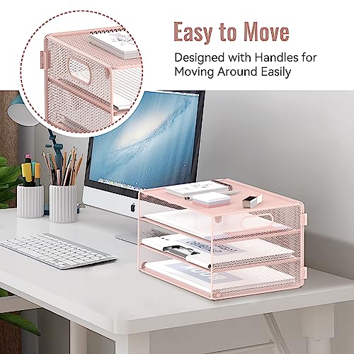 Snapklik.com : DALTACK 3 Tier Letter Tray Paper Organizer
