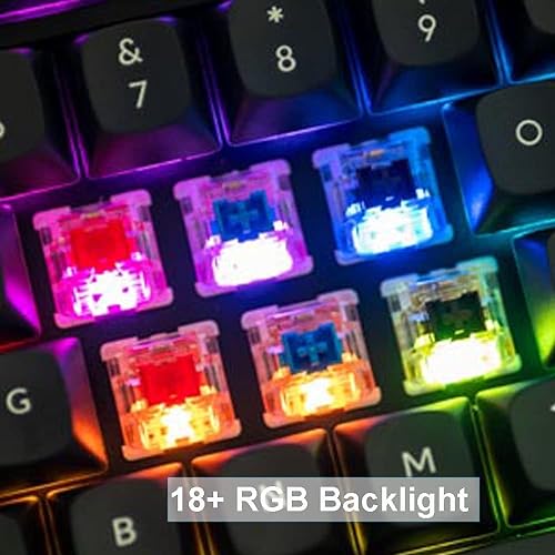 Keychron V6 100% Layout Custom Wired Mechanical Keyboard, 108 Keys RGB ...