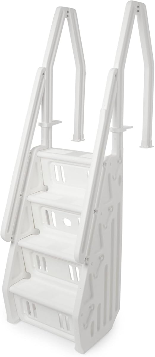 Amazon.com: Vinyl Works 24 Inch in Pool Step Ladder, Adjustable Stair ...