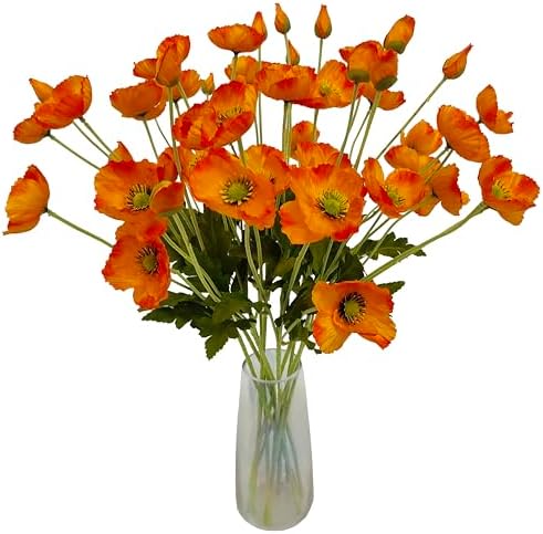 Amazon.com: 26" Mini California Poppy Spray Yellow (Pack of 12) : Home ...