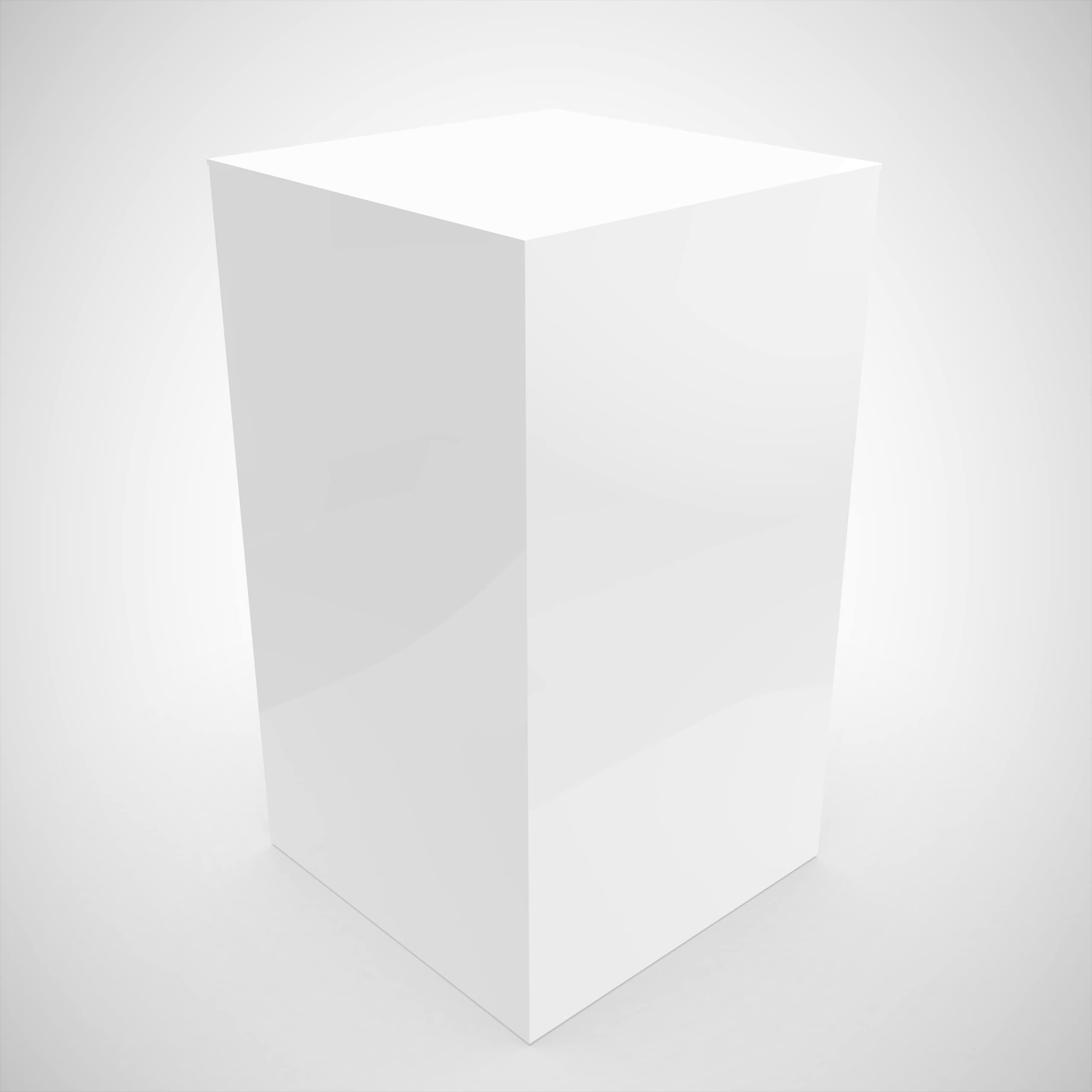 Buy White Floor Standing Plinth Display Acrylic Display Pedestal/Riser ...