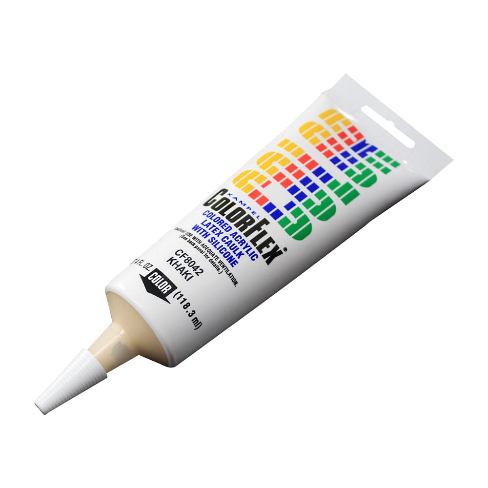 Kampel ColorFlex Khaki 4 oz Tube: Latex Caulk: Amazon.com: Industrial ...