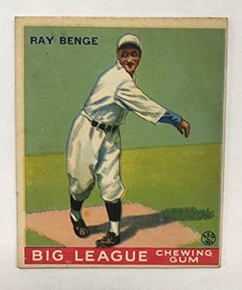 1933 GOUDEY RAY BENGE #141 ORIGINAL BROOKLYN LOS ANGELES DODGERS RARE ...
