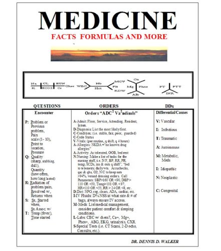 Medicine: Facts Formulas and More (Med-Facs): 1 : Dr. Dennis Walker, Dr ...