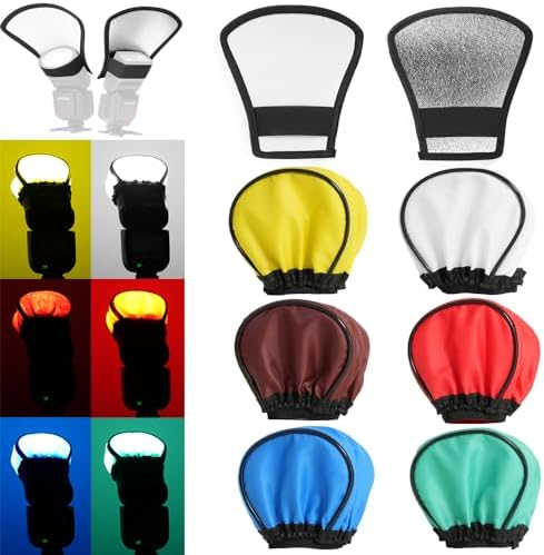 Amazon.com : AMBITFUL Flash Diffuser, Flash Diffuser Reflector, Sided ...