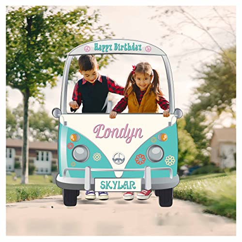 Amazon.com: Hippie Decor Van Photo Booth Props; Size- 36x24 ...