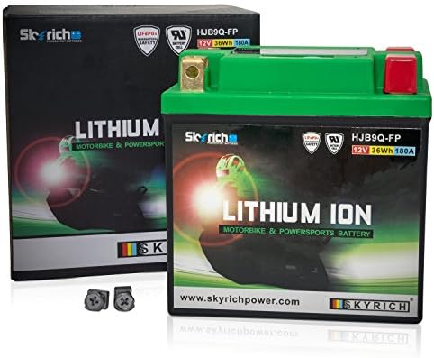 Amazon.co.jp: SKYRICH HJB9Q-FP Motorcycle Lithium Ion Battery ...
