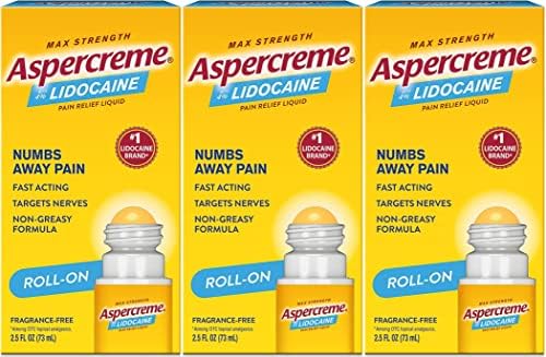 Amazon.com: Aspercreme Max Strength Lidocaine Pain Relief Dry Spray 4 ...