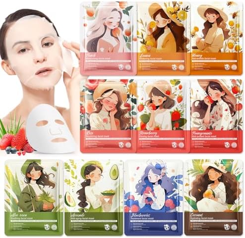 Amazon.com : SpaLife Facial Mask Sheet Bundle - Pumpkin, Ghost, Bat ...