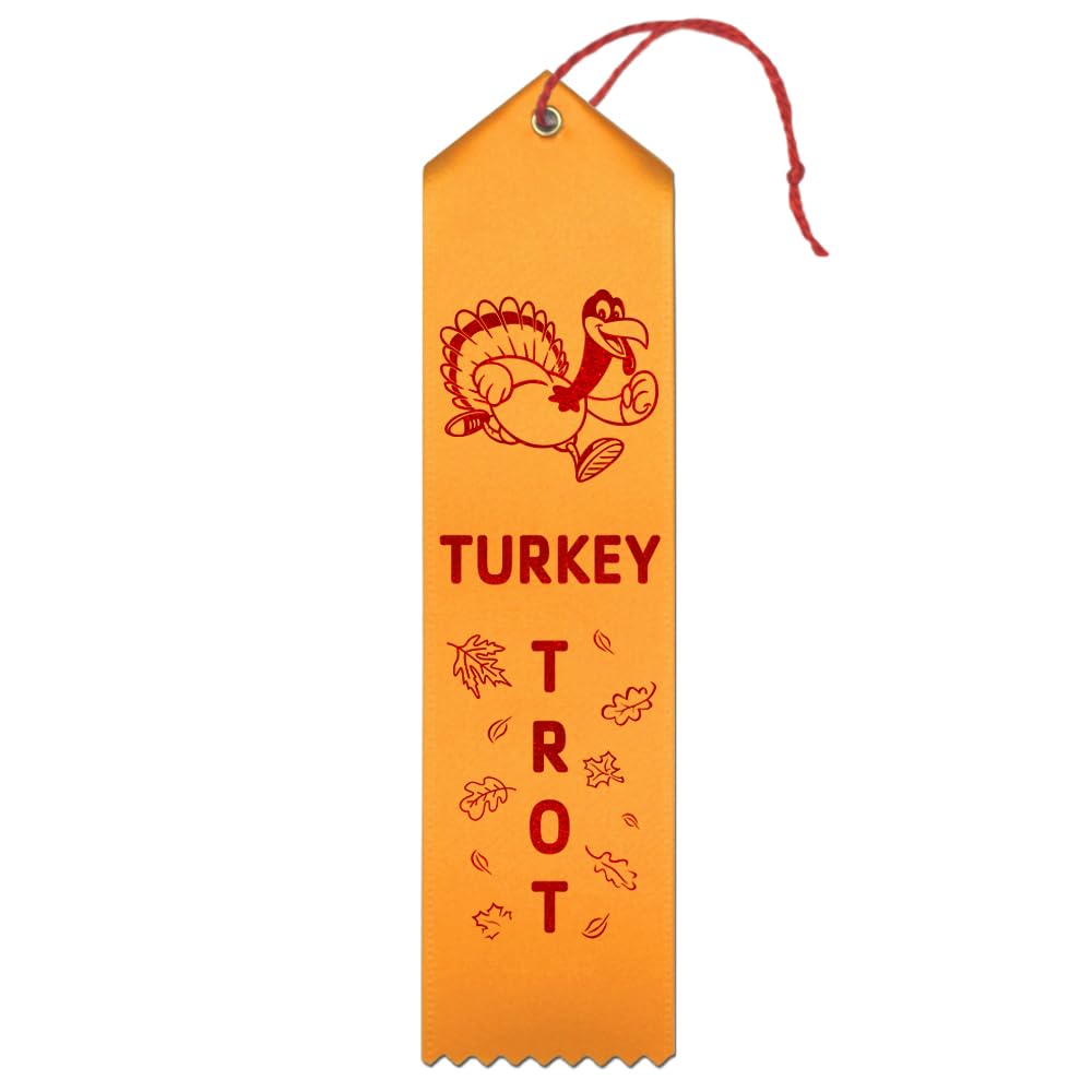 Amazon.com: RibbonsNow Turkey Trot Ribbons - 25 (Orange) Ribbons with ...