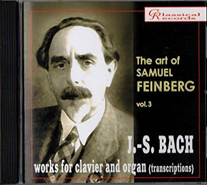 Art of Samuel Feinberg Bol. 3 - Bach, J.S.: Amazon.de: Musik-CDs & Vinyl