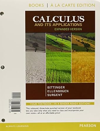 Calculus and Its Applications, Expanded Version, Books a la Carte Edition Plus NEW MyMathLab ...