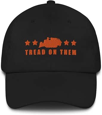 Killdozer hat Tread on Them Cap Dad hat Black at Amazon Men’s Clothing ...