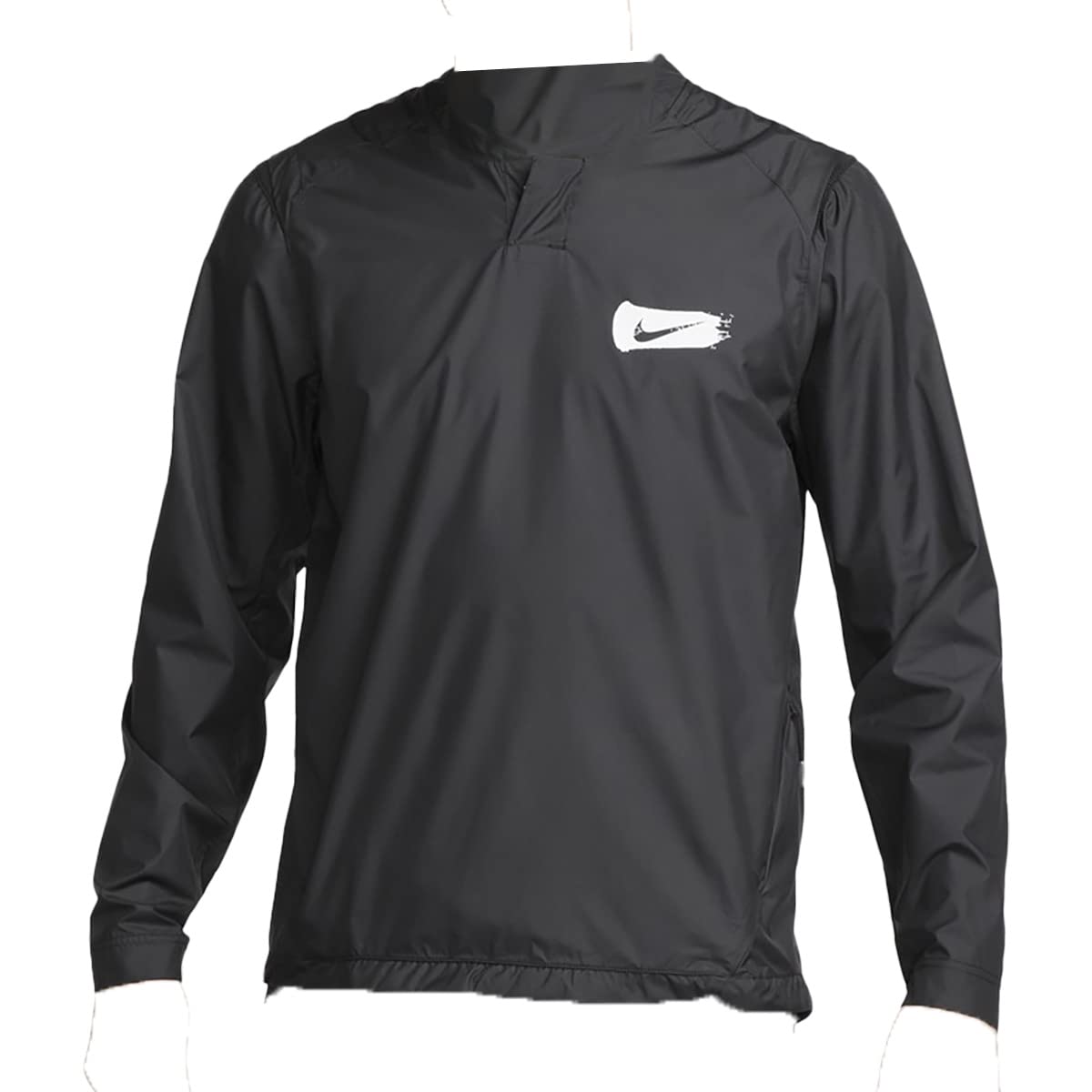 Nike Men's Long Sleeve Baseball Windshirt Black MD at Amazon Men’s ...