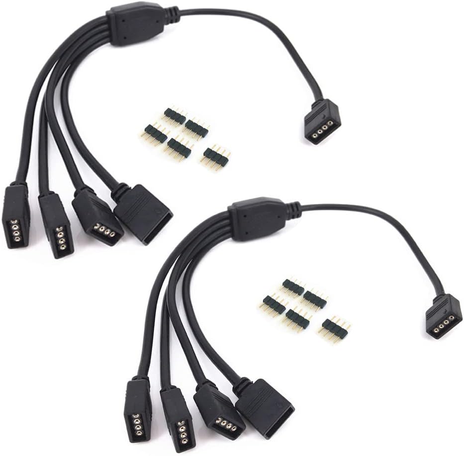 SUPERNIGHT 5PIN LED Strip Connector Kit 10mm 5050 RGBW Connectors ...