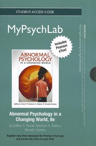 NEW MyLab Psychology with Pearson eText -- Standalone Access Card ...