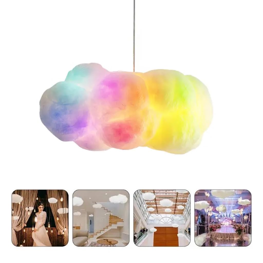 Buy Concept Kart 50cm Color Changing 3D LED Cloud Light with Remote Control | Modern Home Decor ...