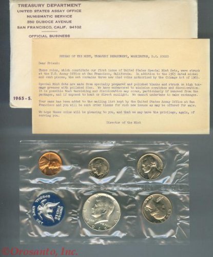1965 US Special Mint Set (SMS) at Amazon's Collectible Coins Store