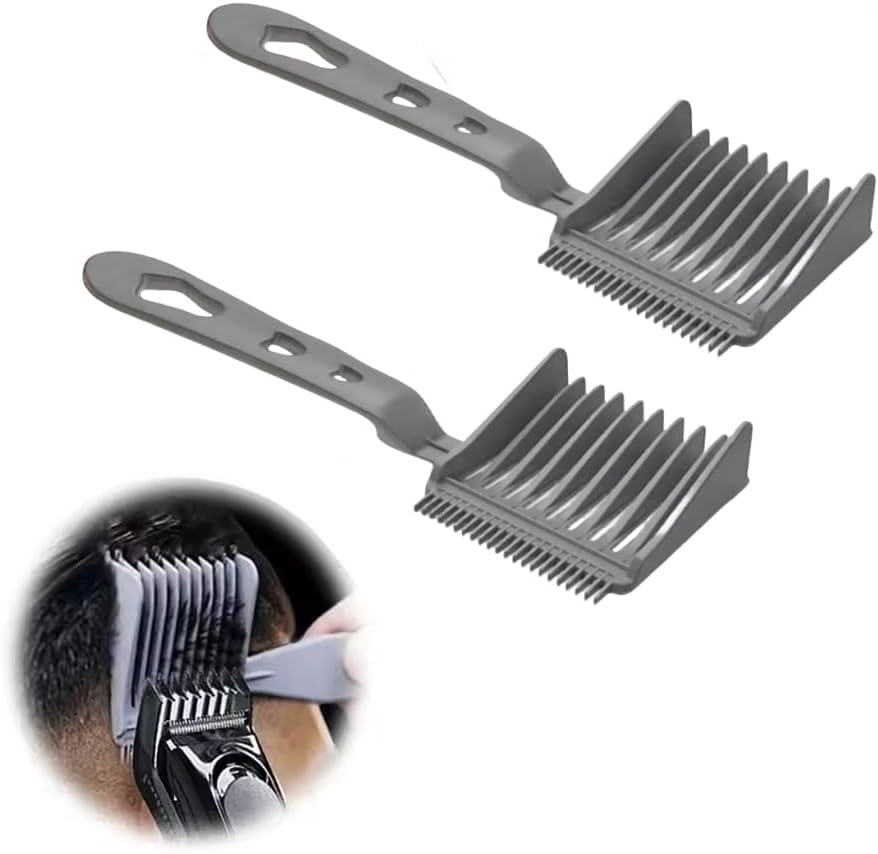 Amazon.com : 2PCS Barber Fade Combs, Men's Fade Comb Set,Professional Hair Barber Cutting Comb ...