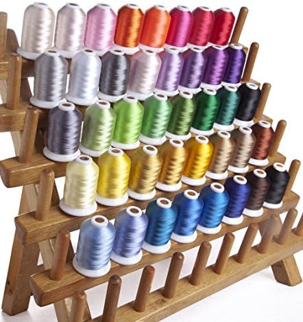 New brothread 63 Brother Colors Polyester Embroidery Machine Thread Kit ...