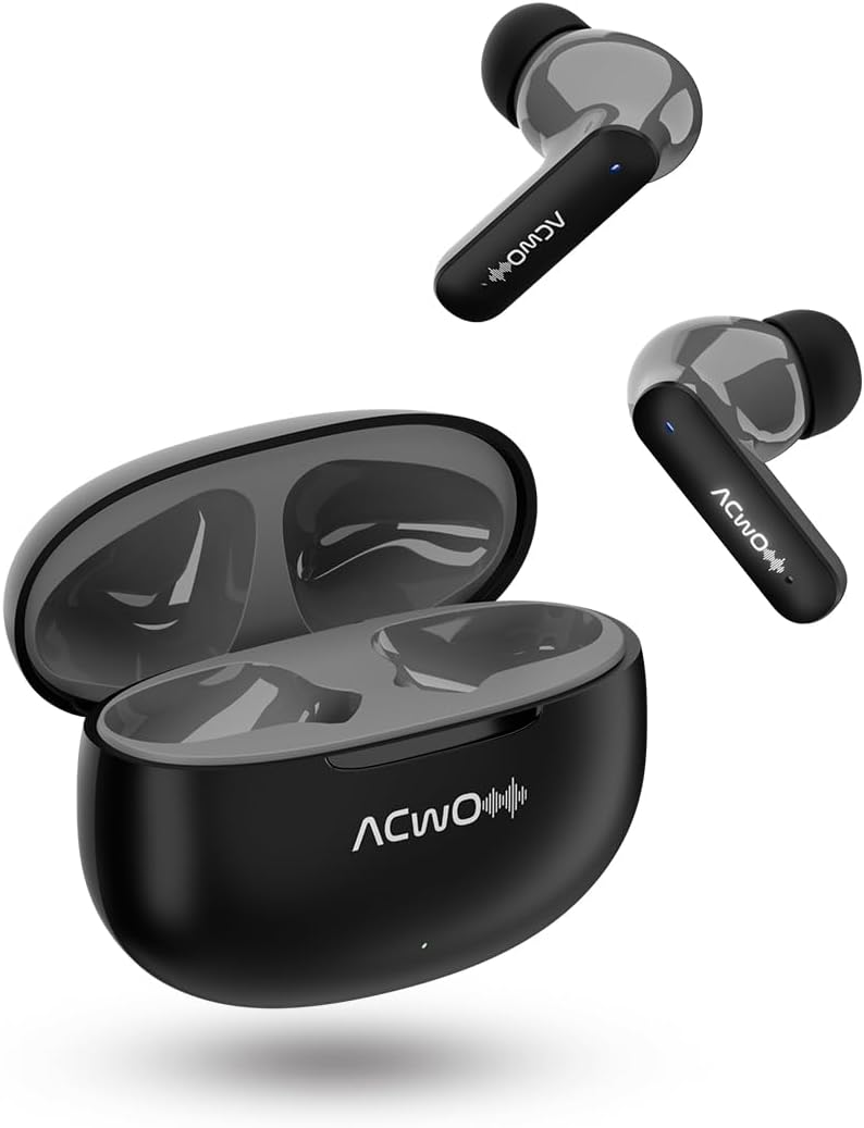 ACwO Dwots 121 in Ear Wireless Earbuds|55Hrs Playtime|Quad Mics with ...