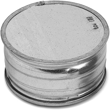 Amazon.com: 12” Inch Duct End Cap - Galvanized Steel Round Vent Cover ...