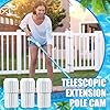 Amazon.com : RattanView 4 Pcs Pool Telescopic Pole White External Cam ...