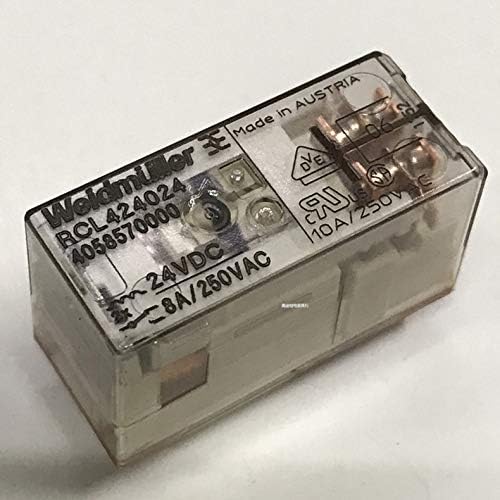 Amazon.com: Weidmuller RCL424024 4058570000 8Amp 24VDC 250VAC Relay ...