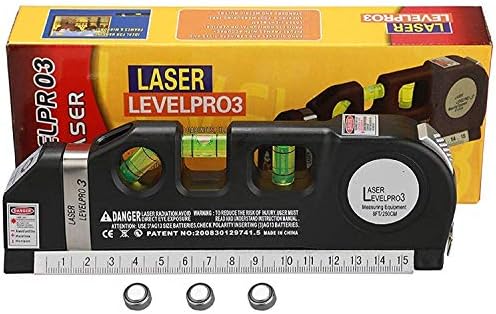 Laser level, Multipurpose Laser tape measure Line 8ft+ Tape Measure ...