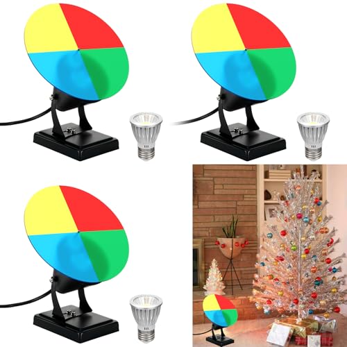 Best Color Wheel for Tinsel Tree – Nostalgic LED Effects for Aluminum ...
