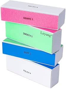 Amazon.com : 4 Way Nail Buffer Block, 6pcs Nail Buffers Blocks for ...