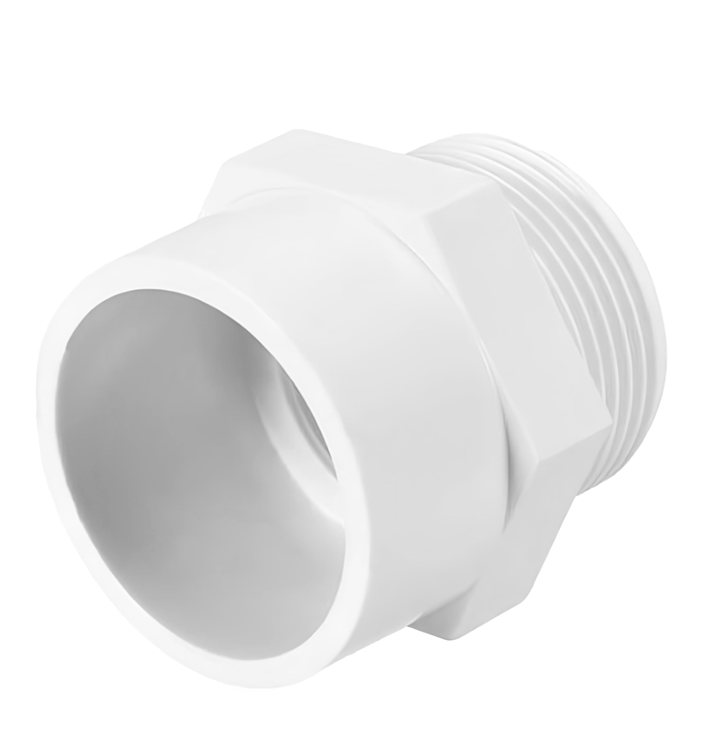 Amazon.com: White Fittings 3/4 Inch Slip Socket x 3/4 MNPT Male Pipe ...