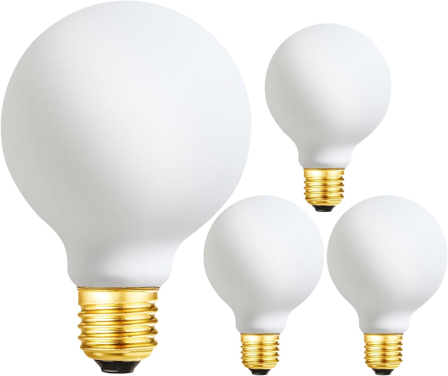 Leools Dimmable g25 led Frosted Bulb e26 led Globe Bulb 60w led Edison ...