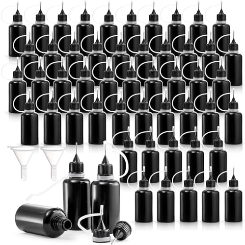 Amazon.com: Foraineam 50 Pack Black Precision Tip Applicator Bottles ...